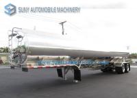 China Horizontal Oil Tank Trailer 30000 Liters 2 Axles Fuel tanker Semi Trailer for sale