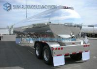 China High Capacity DOT Ellipse Two Axle Oil Tank Trailer 35000L Without Painting for sale