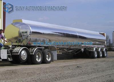 China 3 Axle 42000L Lightweight Aluminum Alloy Semi Tanker Trailers for sale