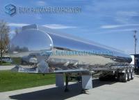 China 3 Axle 42000L Lightweight Aluminum Alloy Semi Tanker Trailers for sale