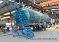 China Mechanical / Pneumatic Loading Tri-Axle FUWA Oil Tank Trailer 50000L for sale