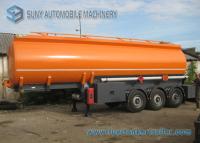 China Chemical Liquid 38000L Pneumatic Tanker Trailers 3 Axle Trailer for sale