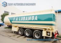 China Customized Mechanical Semi Tractor Trailer , 42000 Liters Chemical Tank trailer for sale