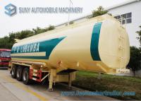 China Customized Mechanical Semi Tractor Trailer , 42000 Liters Chemical Tank trailer for sale