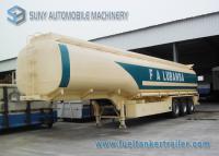 China Customized Mechanical Semi Tractor Trailer , 42000 Liters Chemical Tank trailer for sale