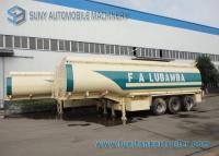 China Customized Mechanical Semi Tractor Trailer , 42000 Liters Chemical Tank trailer for sale