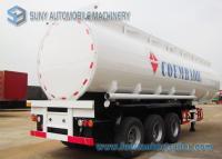 China Trapezoid Mild Steel Q345 Tri-Axle Fuel Tanker Semi Trailer 50000 Liters for sale