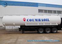 China Trapezoid Mild Steel Q345 Tri-Axle Fuel Tanker Semi Trailer 50000 Liters for sale