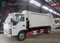 China Isuzu 5 Speed Two Axle Garbage Trucks / Vehicle Single Row 130 Hp for sale