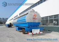 China Transportation 48000L Q345 Mild Steel Oil Tank Trailer 3 Axle for sale