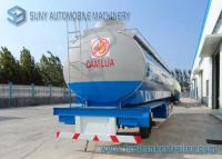 China Transportation 48000L Q345 Mild Steel Oil Tank Trailer 3 Axle for sale