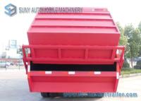 China Diesel Q235 HOWO 6x4 3 Axle Garbage Trucks 7000kg / 18000kg Load for sale