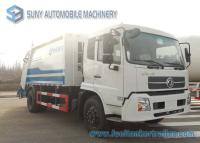 China Dongfeng 6 Speed Rear Load Garbage Trucks 2 Axle Truck With 3 Passenger for sale