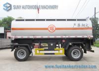China Chemical Liquid International Tank Trailer Double Full Axle 15000L for sale