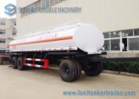 China High Performance 20000L 3 Axle Train Oil Tank Trailer With Ellipse Shaped for sale