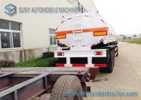 China High Performance 20000L 3 Axle Train Oil Tank Trailer With Ellipse Shaped for sale