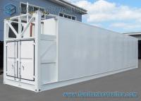 China 64000 L Mobile Refuel Station Container Oil Tank Trailer 40HQ Oil Storage Tank Container for sale