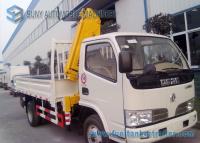 China Knuckle Boom 1 Ton Crane Mounted Truck 4230mm Max Working Radius for sale