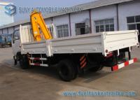 China Knuckle Boom 1 Ton Crane Mounted Truck 4230mm Max Working Radius for sale