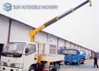 China Knuckle Boom 1 Ton Crane Mounted Truck 4230mm Max Working Radius for sale