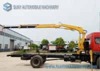 China Folding Arm 4 Ton Crane Mounted Truck 9400mm Max Working Radius for sale