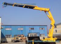 China 10 Ton Folding Arm Crane Mounted Truck , SQ10ZA3 Knuckle Boom Truck for sale
