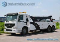 China Flat Bed RTR 35 HOWO 32 Ton Heavy Duty Rotator Wreckers 6X4 for sale