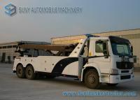 China Flat Bed RTR 35 HOWO 32 Ton Heavy Duty Rotator Wreckers 6X4 for sale