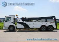 China Flat Bed RTR 35 HOWO 32 Ton Heavy Duty Rotator Wreckers 6X4 for sale