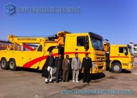 China Heavy Duty 30DZ 30 Ton HOWO Rotator Tow Truck Wrecker For 2 Persons for sale