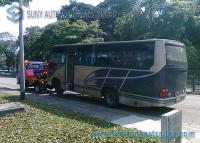 China IND 10 ISUZU 3 Ton Road Wrecker Truck 4X2 Truck with 45° Angle for sale