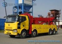 China 8X4 40DZ FAW 40 Ton Heavy Duty Rotator Tow Truck Wrecker With 3 Stages for sale