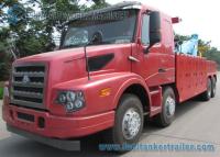 China Long Cab INT 60 HOWO 60 Ton Boom Tow Truck 8X4 Truck Wrecker for sale