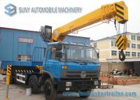 China 12 Ton Telescopic Boom Straight Arm Truck Mounted Crane 14600 mm Working Radius for sale