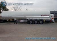 China Q235 Carbon Steel 23.5 Ton LPG Tank Trailer 3 Axles With 12 Tires for sale