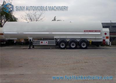 China Q235 Carbon Steel 23.5 Ton LPG Tank Trailer 3 Axles With 12 Tires for sale