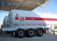China 3 Axle 25 Ton LPG Propane Gas Tanker Trailer 13000*2500*3990mm for sale