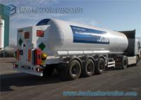China 3 Axle 25 Ton LPG Propane Gas Tanker Trailer 13000*2500*3990mm for sale