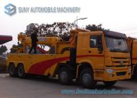 China 50 Ton Heavy Duty Rotator Wreckers , Euro 2 HOWO 8 X 4 Truck for sale