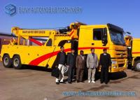 China 50 Ton Heavy Duty Rotator Wreckers , Euro 2 HOWO 8 X 4 Truck for sale
