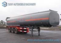 China Customized Oil Tank Trailer 42000L Trapezoid Alcohol Chemical Tank Trailer 0.9 Bar for sale