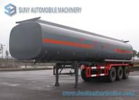 China Customized Oil Tank Trailer 42000L Trapezoid Alcohol Chemical Tank Trailer 0.9 Bar for sale