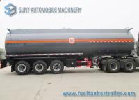 China SUNY Plastic / Aluminum Horizontal Chemical Tank Trailer For Sodium Hydrate for sale