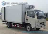China Colored Dongfeng 3T / 5T Refrigerated Box Truck 4x2 10m3-14m3 for sale