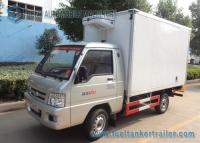 China Mini Forland 5 Speed Gasoline Refrigerated Box Truck 5 Cubic 2000kg for sale