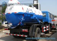 China High Capacity 4 By 2 10M3 10000L Diesel Vacuum Tank Truck 90Km/h for sale