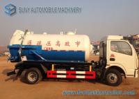 China Dongfeng Q235 Carbon Steel Tank Sewage Suction Tanker Truck 4X2 for sale