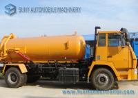 China Shacman 4 X 2 Sewage Vacuum Truck , 10M3 10000L Gully / Cesspit Emptier for sale