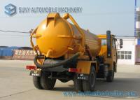 China Shacman 4 X 2 Sewage Vacuum Truck , 10M3 10000L Gully / Cesspit Emptier for sale