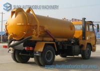China Shacman 4 X 2 Sewage Vacuum Truck , 10M3 10000L Gully / Cesspit Emptier for sale